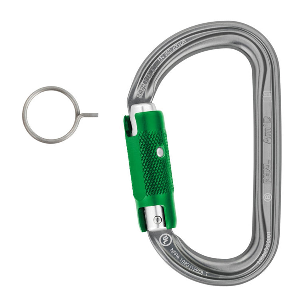Petzl Am’D PIN-LOCK Asymmetrical Karabiner – Absafe